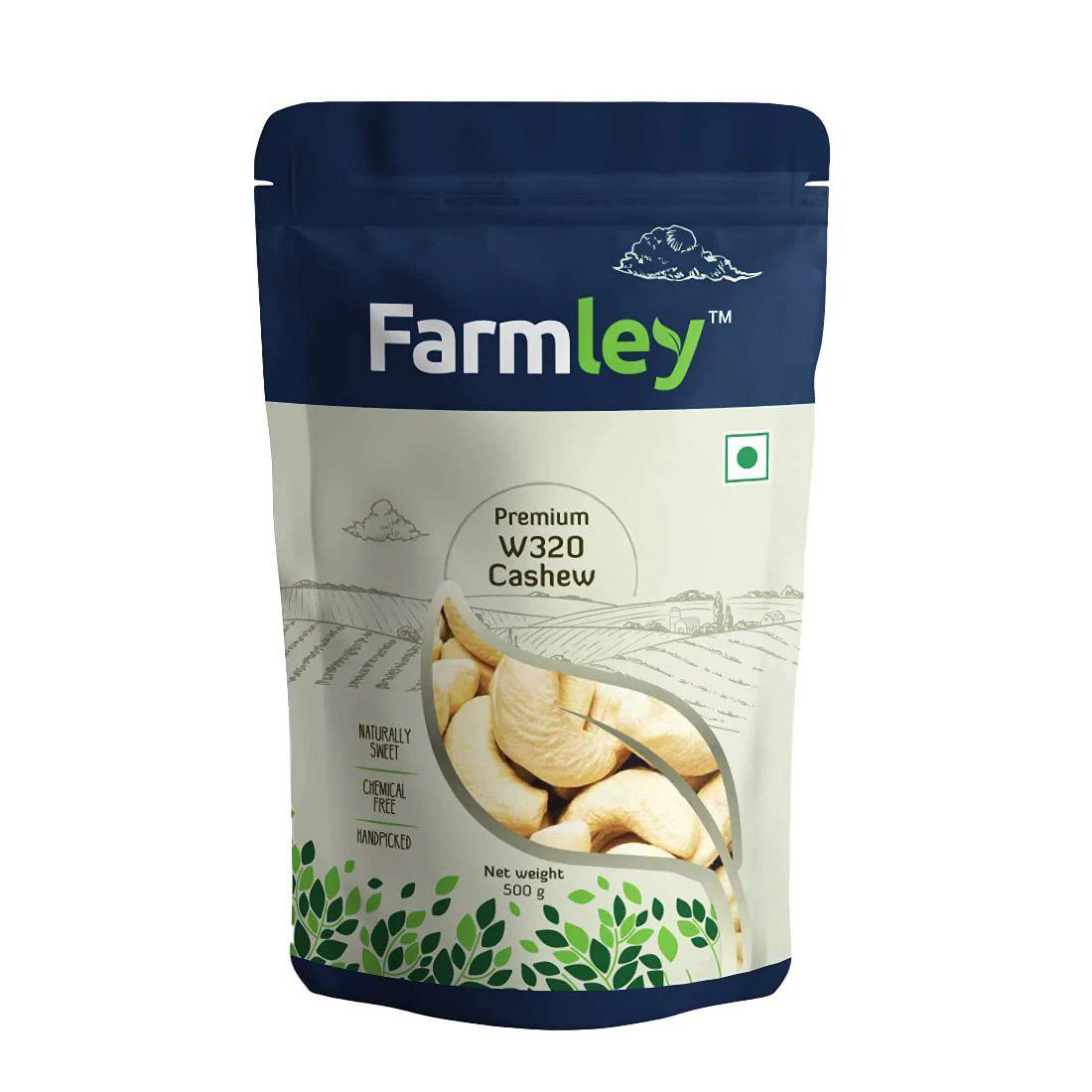 Buy Farmley Premium W320 Cashew Farmley Standee Pouch online from shops ...